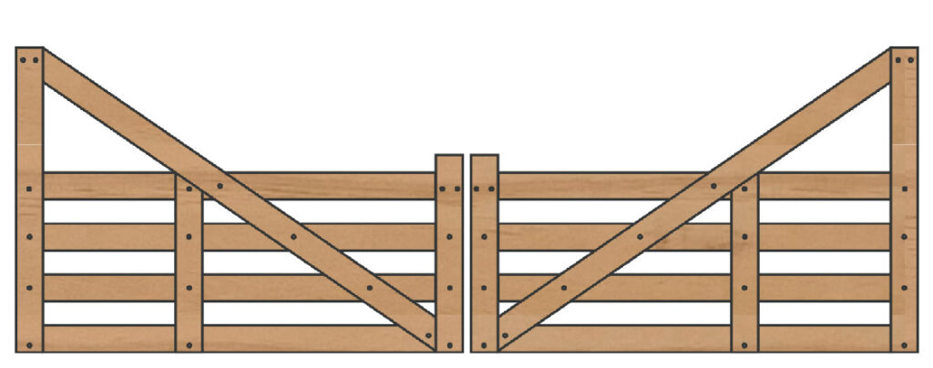 Custom Timber Gates in New Zealand - Beams and Timber