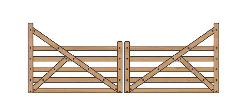Custom Timber Gates in New Zealand - Beams and Timber