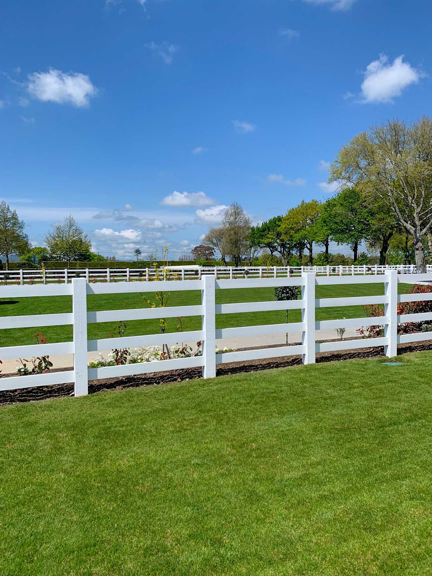 Elegant Fencing Solution for Cambridge Stud - Beams & Timber
