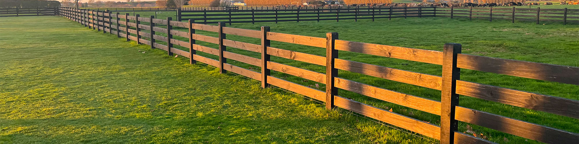 4 Rail Fence Solutions New Zealand - Beams and Timber