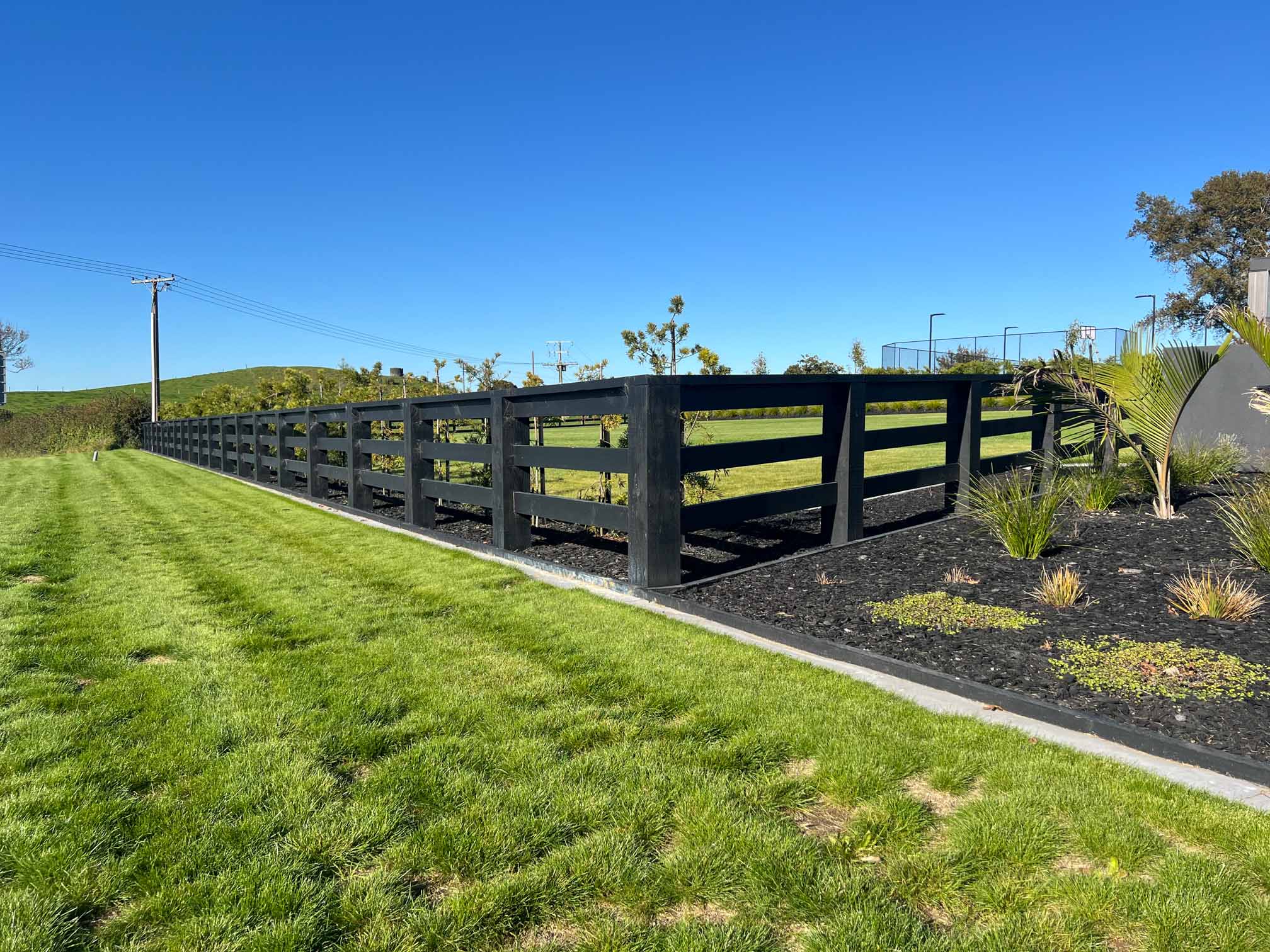 Interlock Fencing for Horsham Downs - Beams & Timber