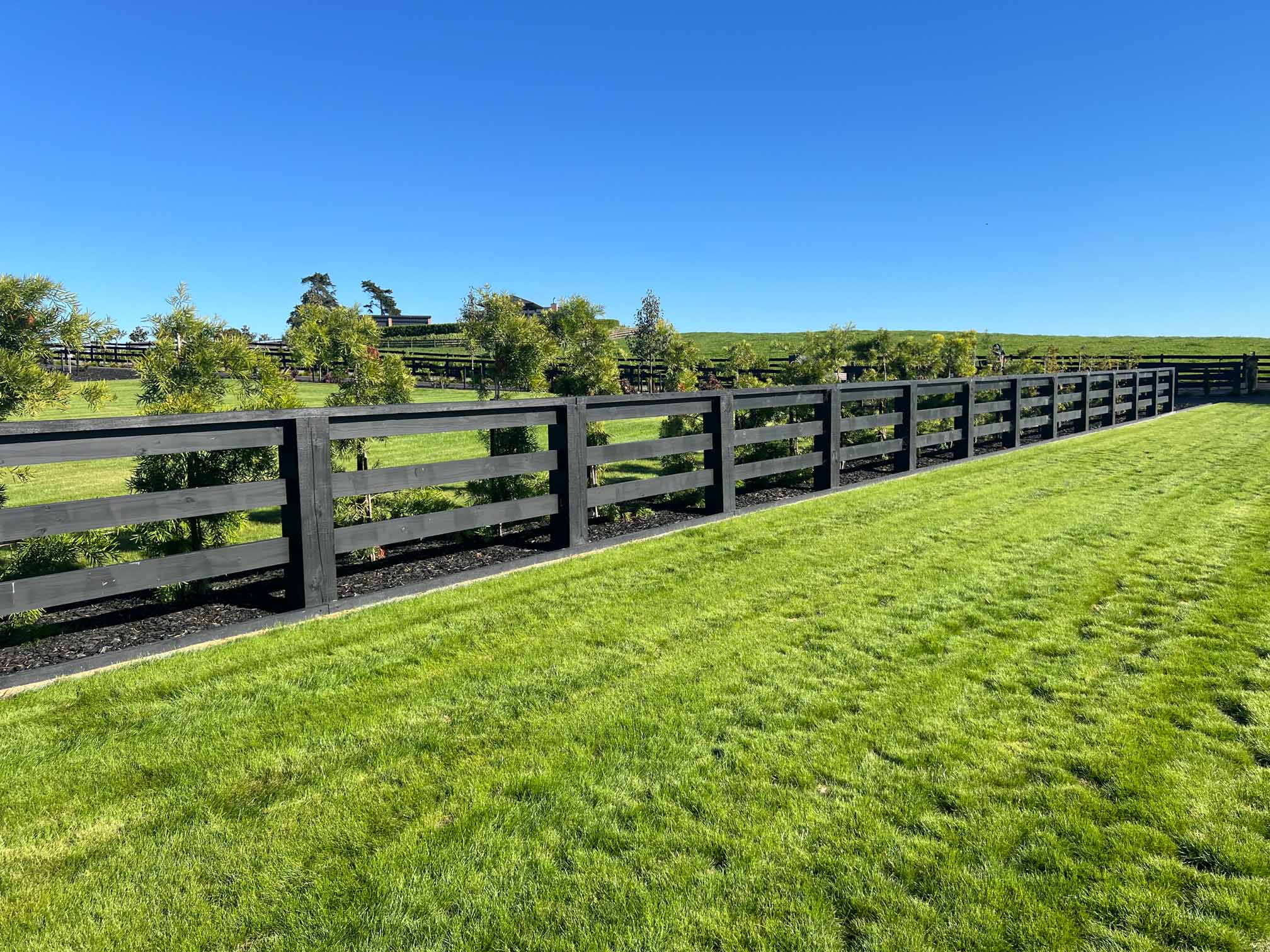 Interlock Fencing for Horsham Downs - Beams & Timber
