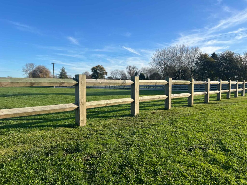 Custom Timber Fence for Kaipira Lodge - Beams & Timber